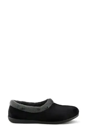 SPRING STEP SHOES Amalie Faux Fur Slipper - Black Multi