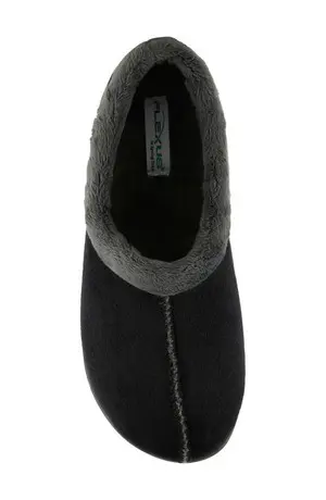 SPRING STEP SHOES Amalie Faux Fur Slipper - Black Multi