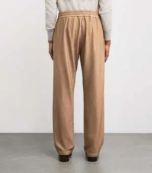 Colombo Cashmere-silk Drawstring Trousers