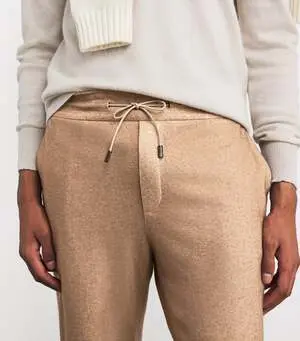 Colombo Cashmere-silk Drawstring Trousers