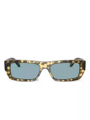 VOGUE EYEWEAR Tortoiseshell Rectangle Sunglasses - Brown
