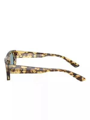 VOGUE EYEWEAR Tortoiseshell Rectangle Sunglasses