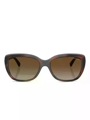 VOGUE EYEWEAR Crystal-embellished Cat-eye Sunglasses - Brown