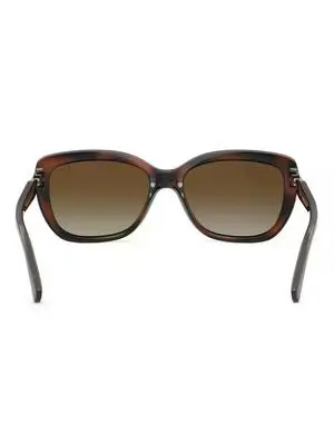 VOGUE EYEWEAR Crystal-embellished Cat-eye Sunglasses - Brown