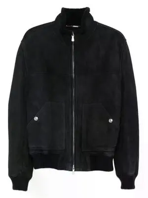 Eleventy Full-zip Bomber Jacket - Blue