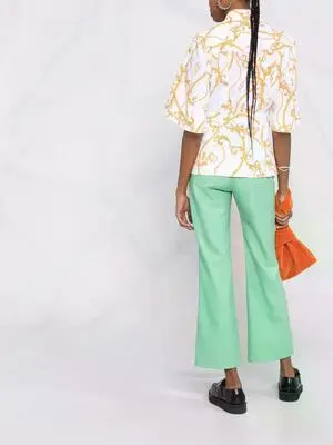 GANNI Patterned Short-sleeved Shirt
