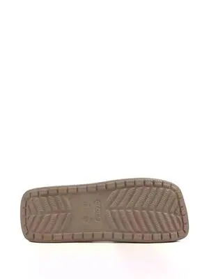 CROCS Blunt-toe Platform Clogs