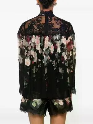 Zimmermann Lace-trimmed Floral Blouse