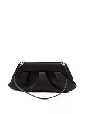 THEMOIRE Emera Gathered Clutch Bag - Black