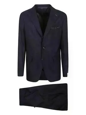 Eleventy Single-breasted Textured Suit