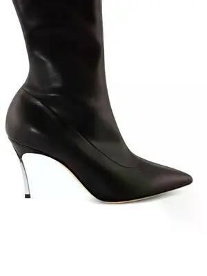 Casadei 80mm Pointed-toe Stiletto Boots
