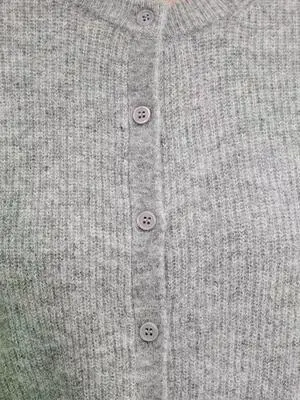 SAMSOE SAMSOE Ribbed Button Cardigan