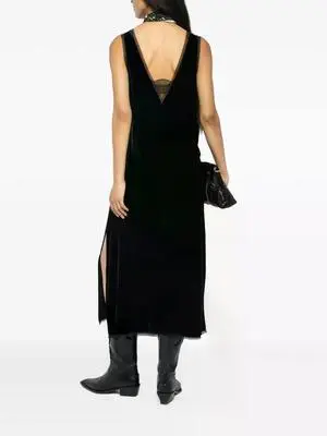 Zadig&Voltaire Lace-trimmed Slip Midi Dress