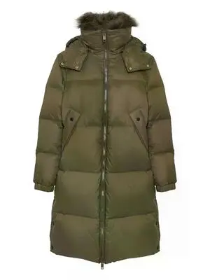 YVES SALOMON Lamb Shearling-trimmed Hooded Coat