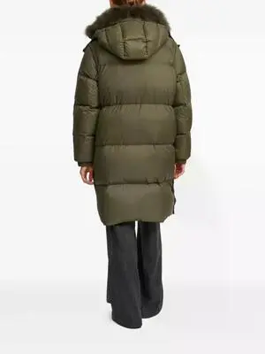 YVES SALOMON Lamb Shearling-trimmed Hooded Coat