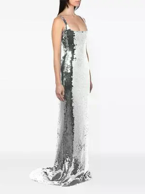 16Arlington Electra Sequin Gown - Silver