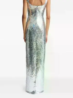 16Arlington Electra Sequin Gown - Silver