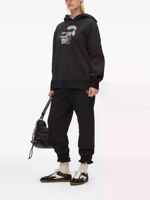 Karl Lagerfeld Rhinestone-embellished Hooded Sweater