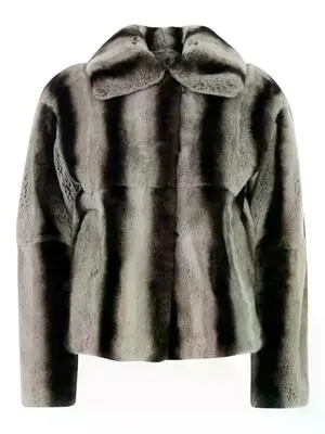 YVES SALOMON Striped Jacket