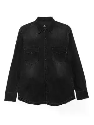Ag Frayed-hem Denim Shirt