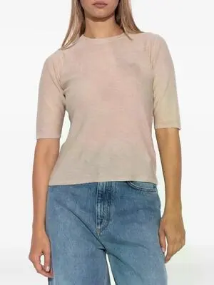Fabiana Filippi Embellished Short-sleeve T-shirt - Neutrals