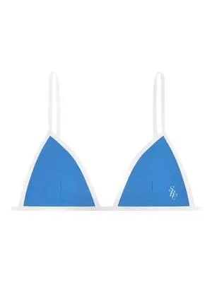 SPORTY & RICH Kate Bikini Top - Blue