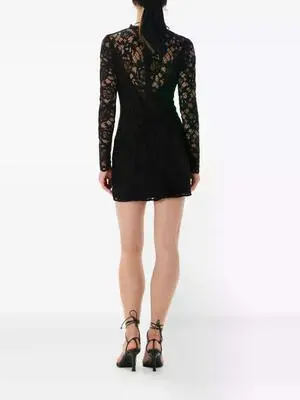 MANURI High-neck Mini Dress - Black
