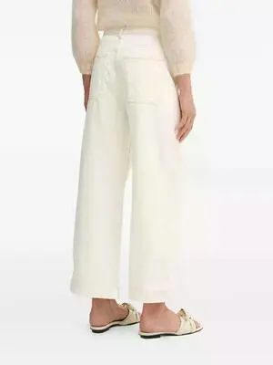 BOSS Wide-leg Jeans With Contrast Stitching