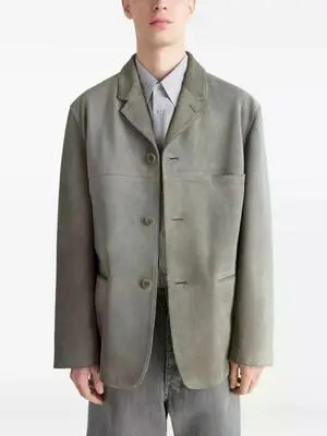 LEMAIRE Suede Single-breasted Blazer