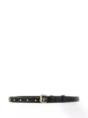 VIVIENNE WESTWOOD Orb-studded Leather Belt