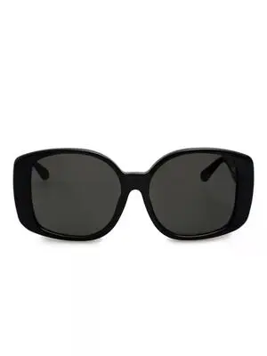 Linda Farrow Black Oversized Sunglasses