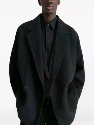 LEMAIRE Double-breasted Felted Coat