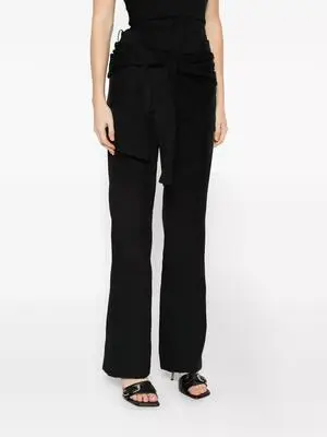 Coperni Tie-waist Flared Trousers
