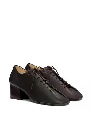 LEMAIRE Souris Leather Lace-up Derby Shoes - Brown