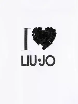 Liu Jo Sequin Heart T-shirt