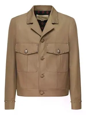 Valentino Garavani Studded Cotton Jacket