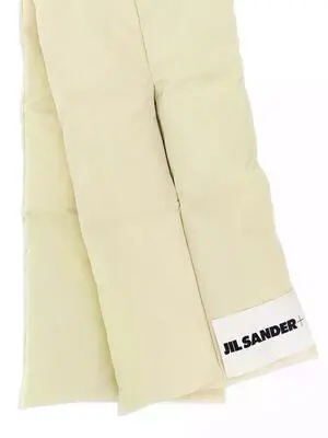 JIL SANDER Padded Logo-patch Scarf - Neutrals