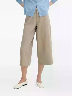 SAMSOE SAMSOE Cropped Cotton Trousers