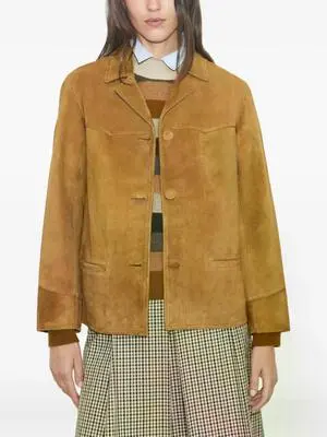 Tory Burch Single-breasted Suede Blazer