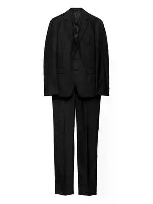 Prada Notch-lapel Two-button Suit - Black