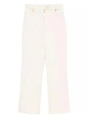 Elisabetta Franchi Zip-detailing Straight Trousers