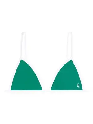 SPORTY & RICH Kate Bikini Top - Green