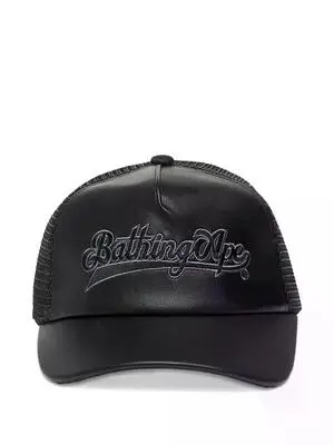 A BATHING APE Logo-detail Baseball Cap - Black