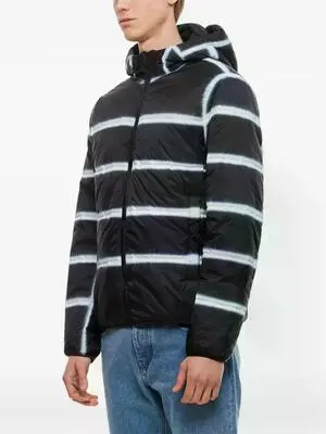 Givenchy Hooded Stripe-pattern Jacket