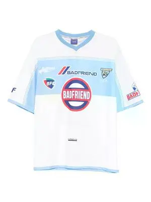 BADFRIEND Graphic-print Panelled T-shirt