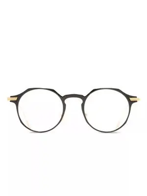 CUTLER & GROSS Round-frame Glasses - Black