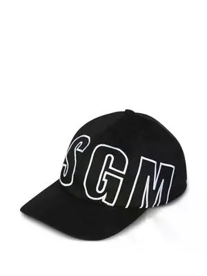 MSGM Logo Baseball Cap - Black