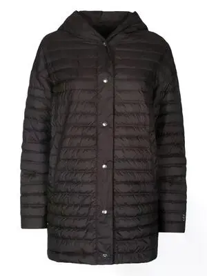 Add Quilted Hooded Coat