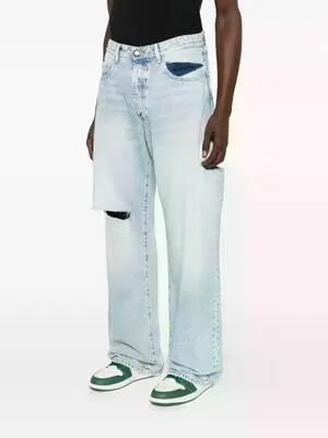 ICON DENIM LOS ANGELES Distressed Faded Jeans