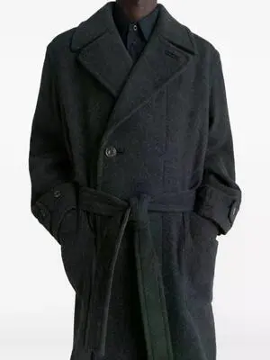 LEMAIRE Belted Double-breasted Coat